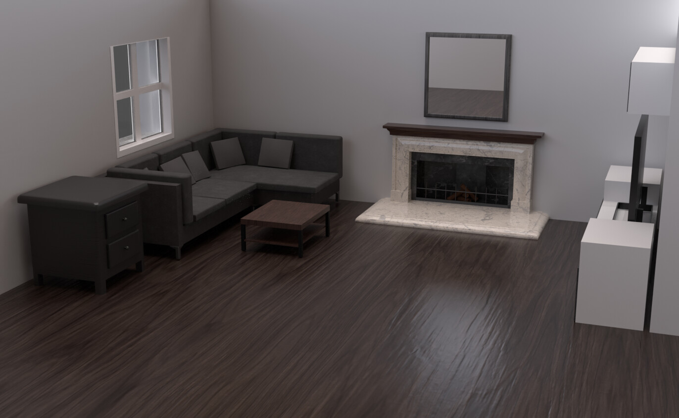 ArtStation - Archviz Living Room