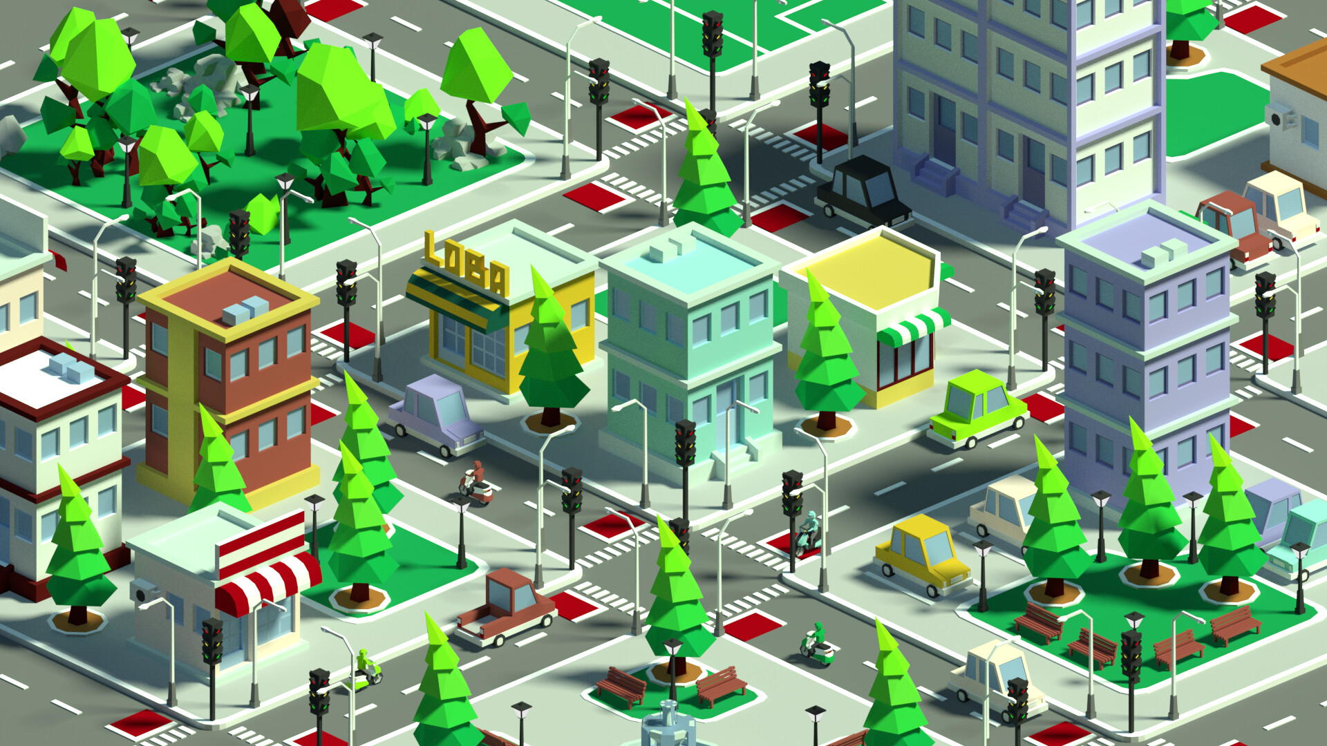 ArtStation - isometric city