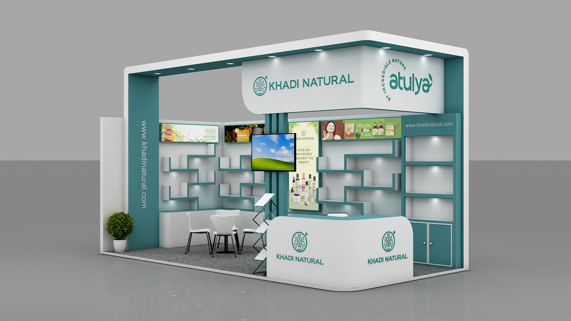 ArtStation - Simple Display Exhibition Stall 6x3 18sqm BUY NOW