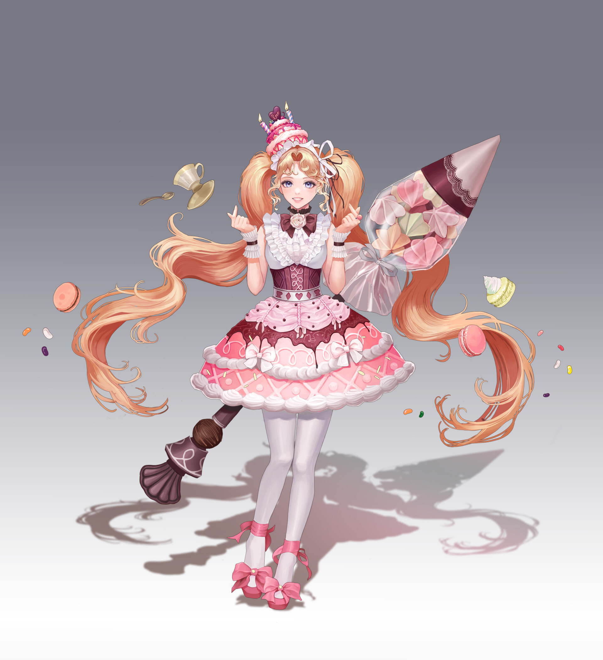 ArtStation - cake girl