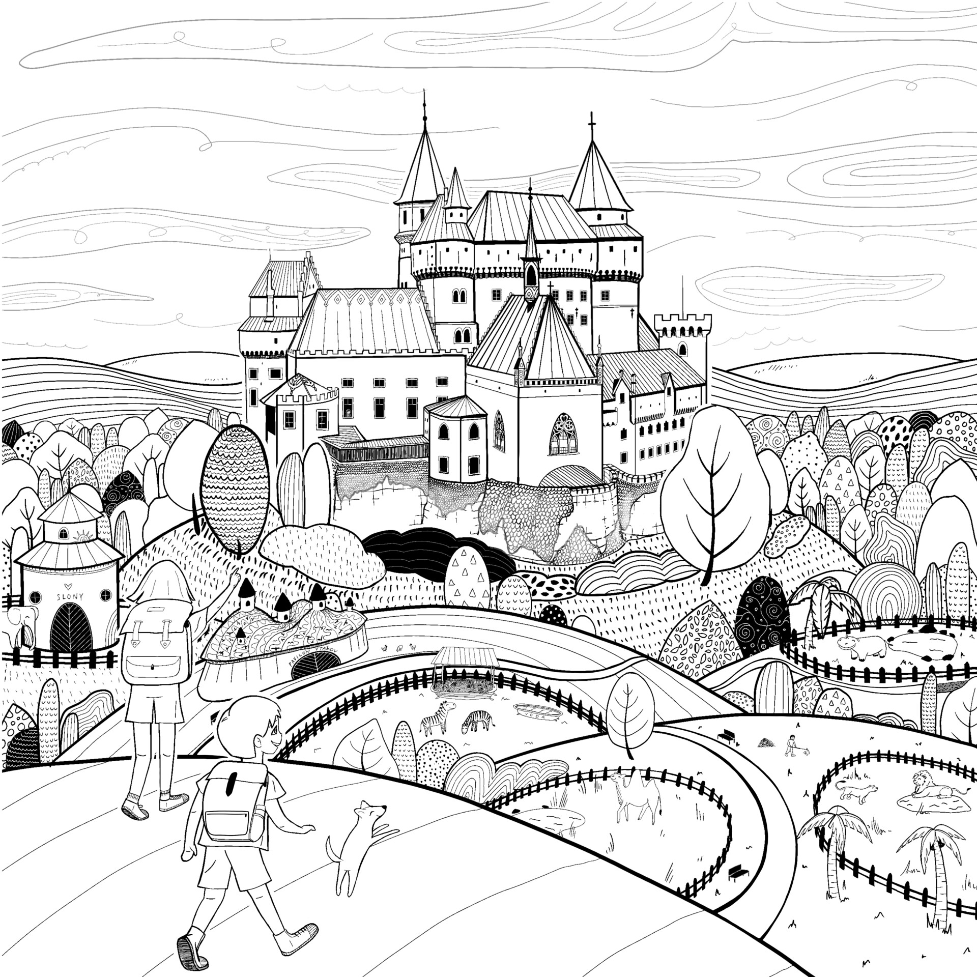 slovak coloring pages