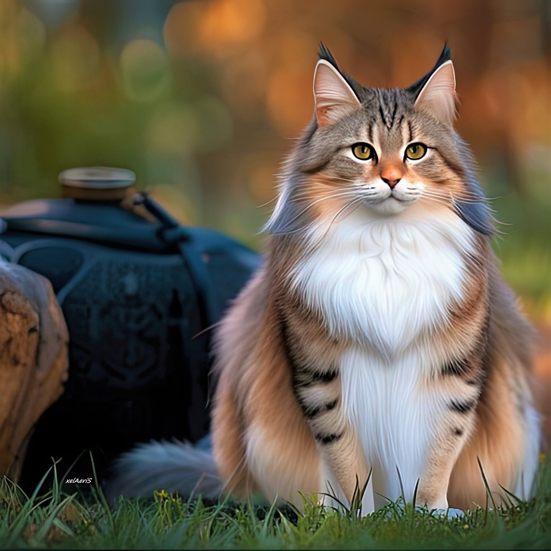 ArtStation - Image🎨 Scandinavian cat😼