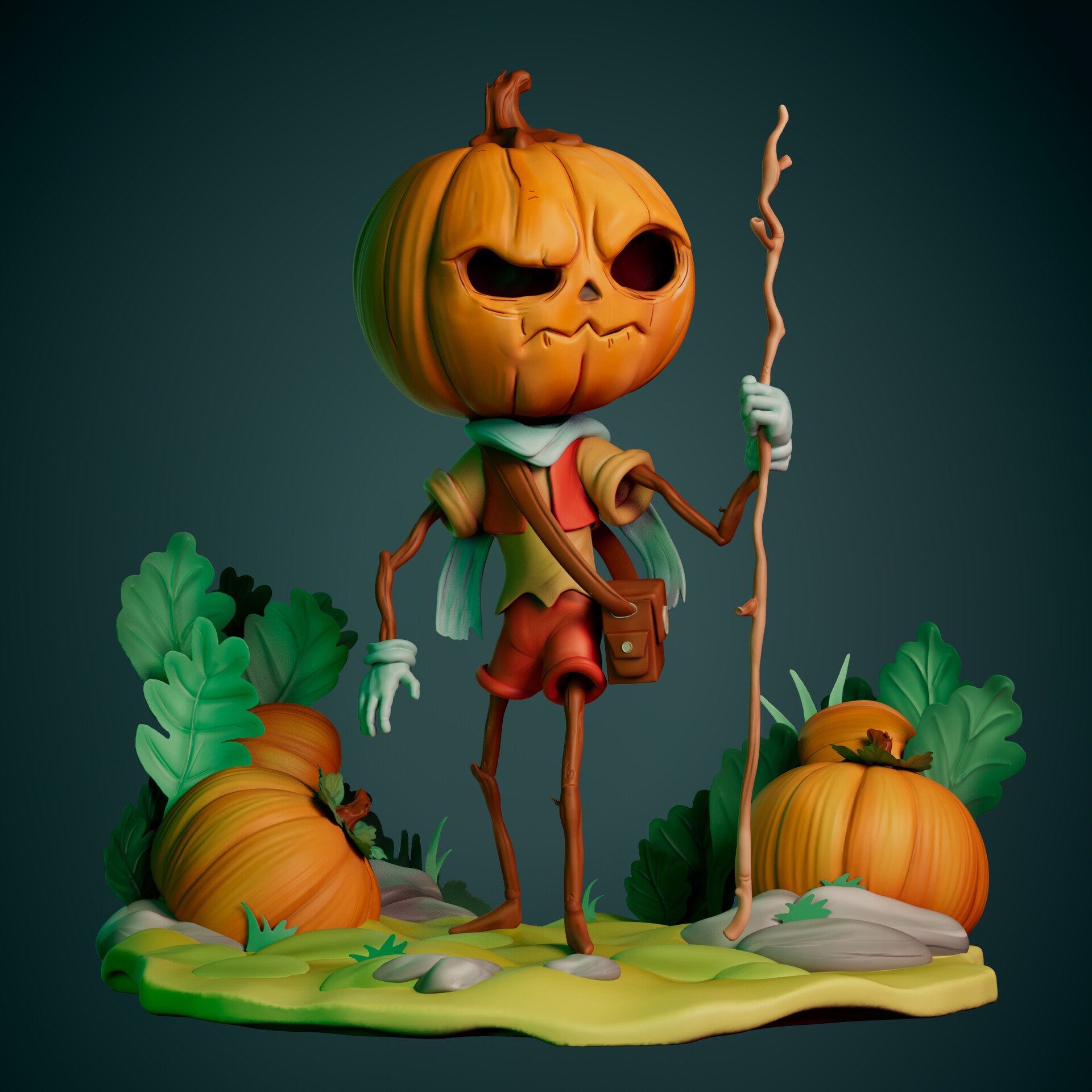 ArtStation - Pumpkin guy