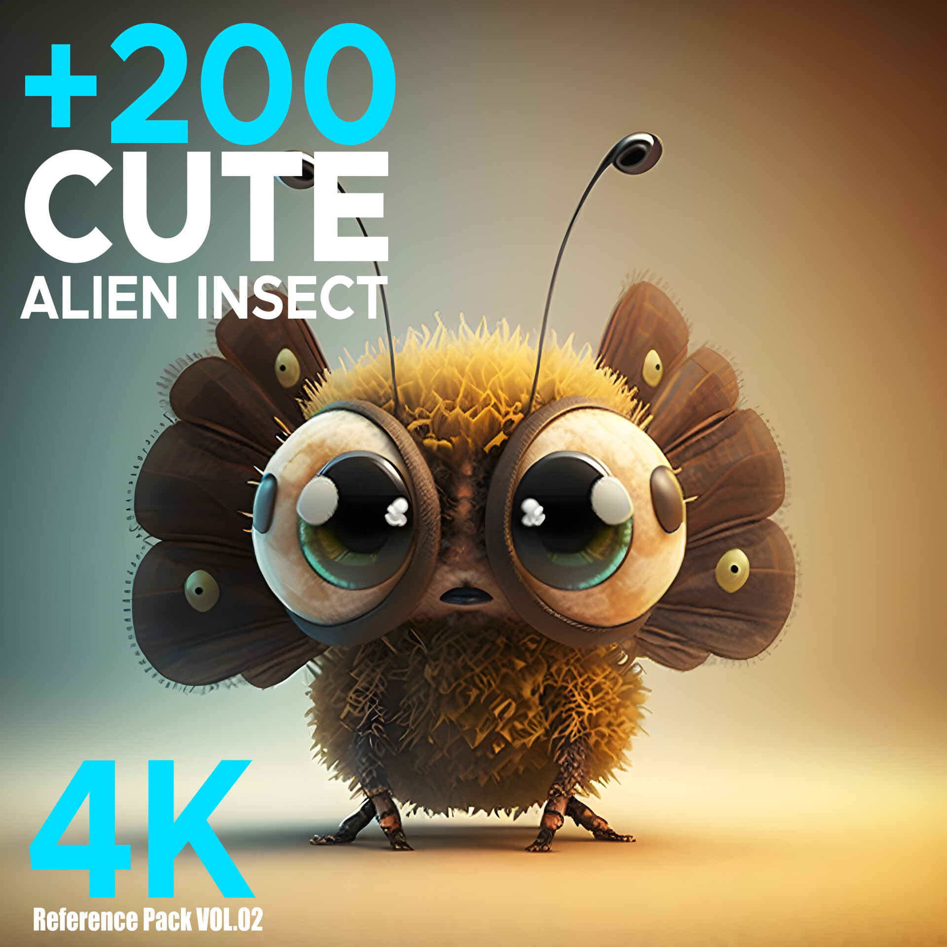 ArtStation - +200 Cute Alien Insect Vol.02