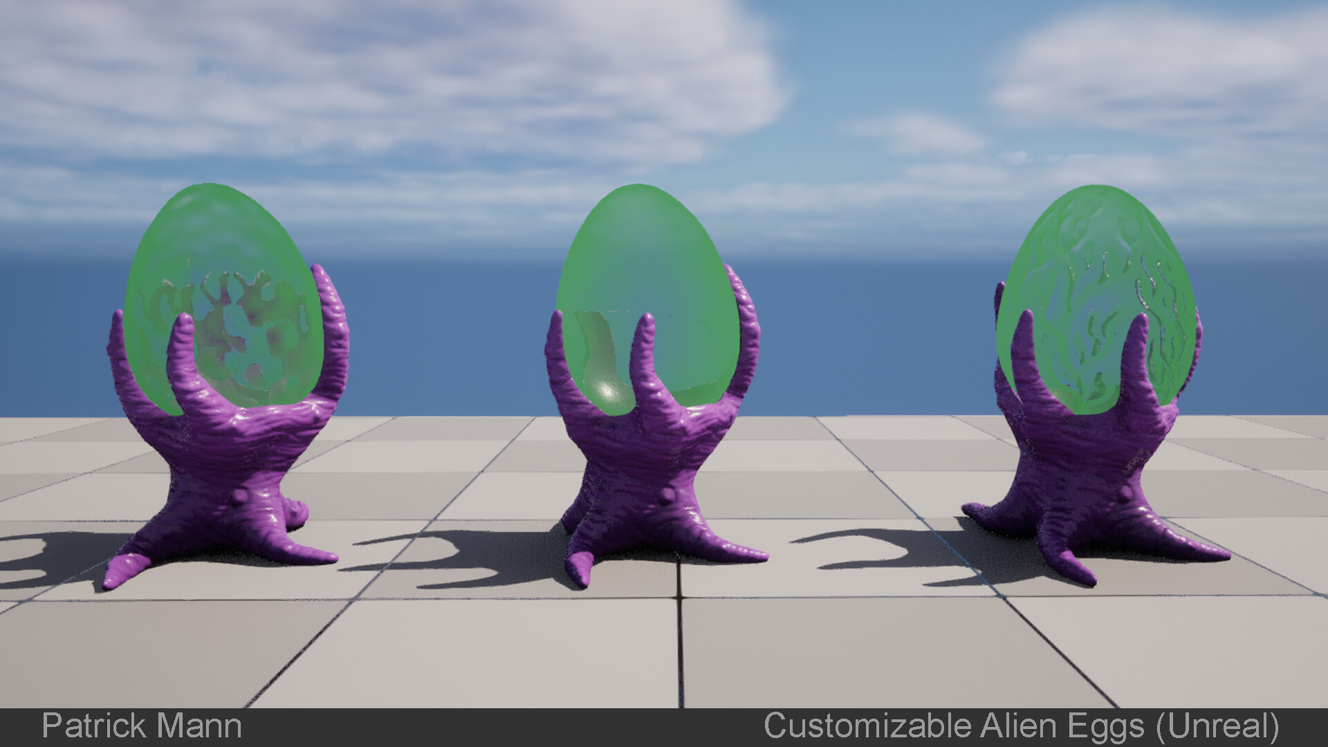 Patrick Mann - Customizable Alien Eggs (2023)