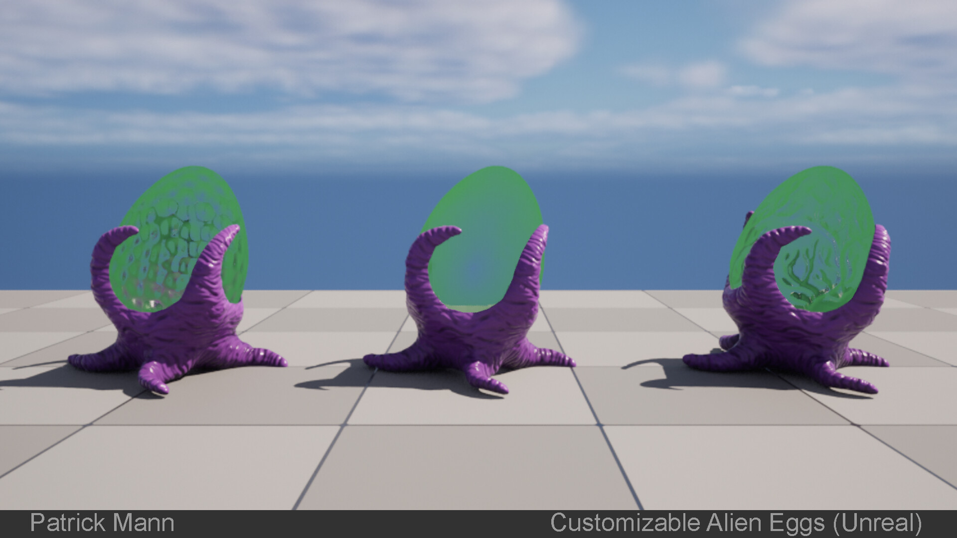 Patrick Mann - Customizable Alien Eggs (2023)