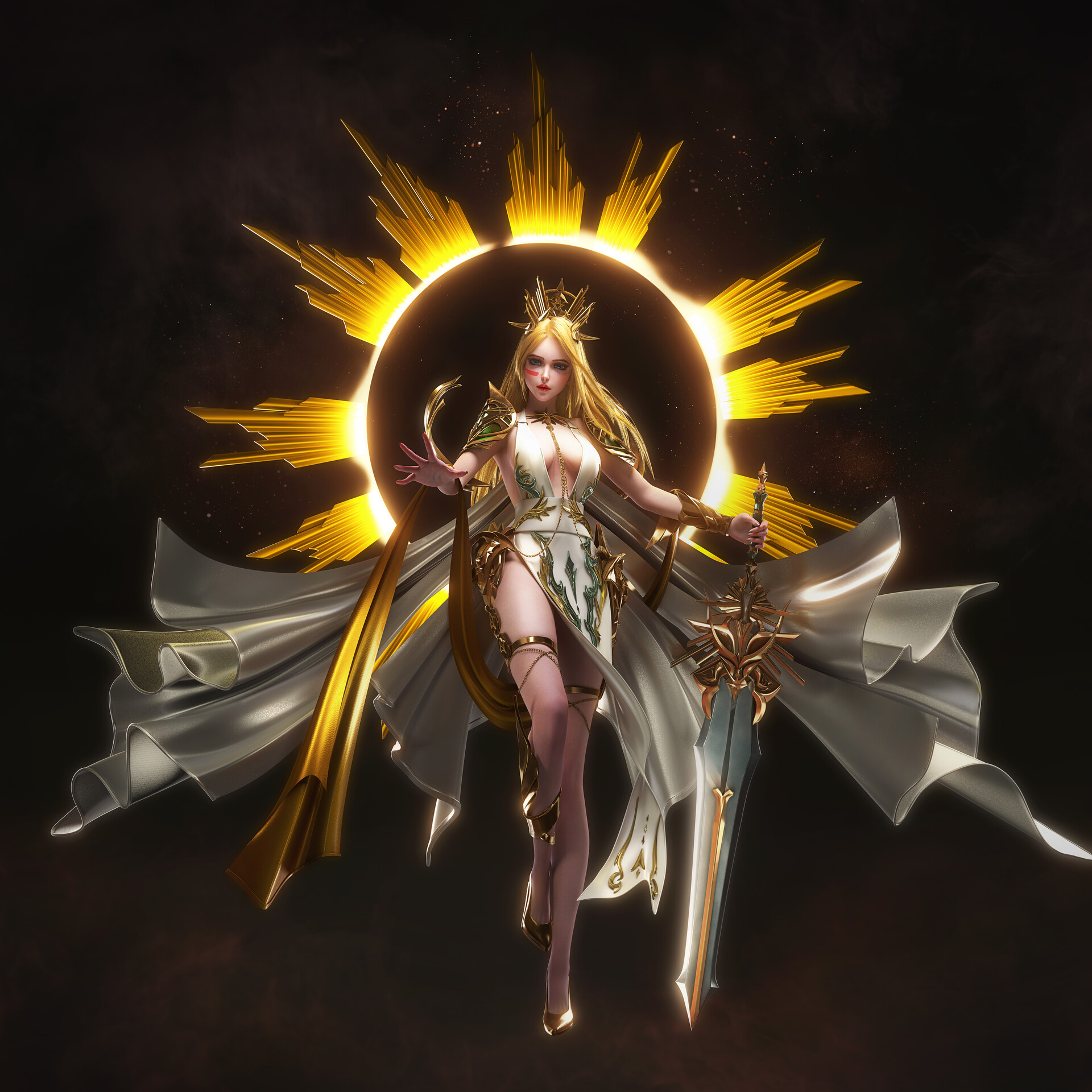 ArtStation - Sun goddess