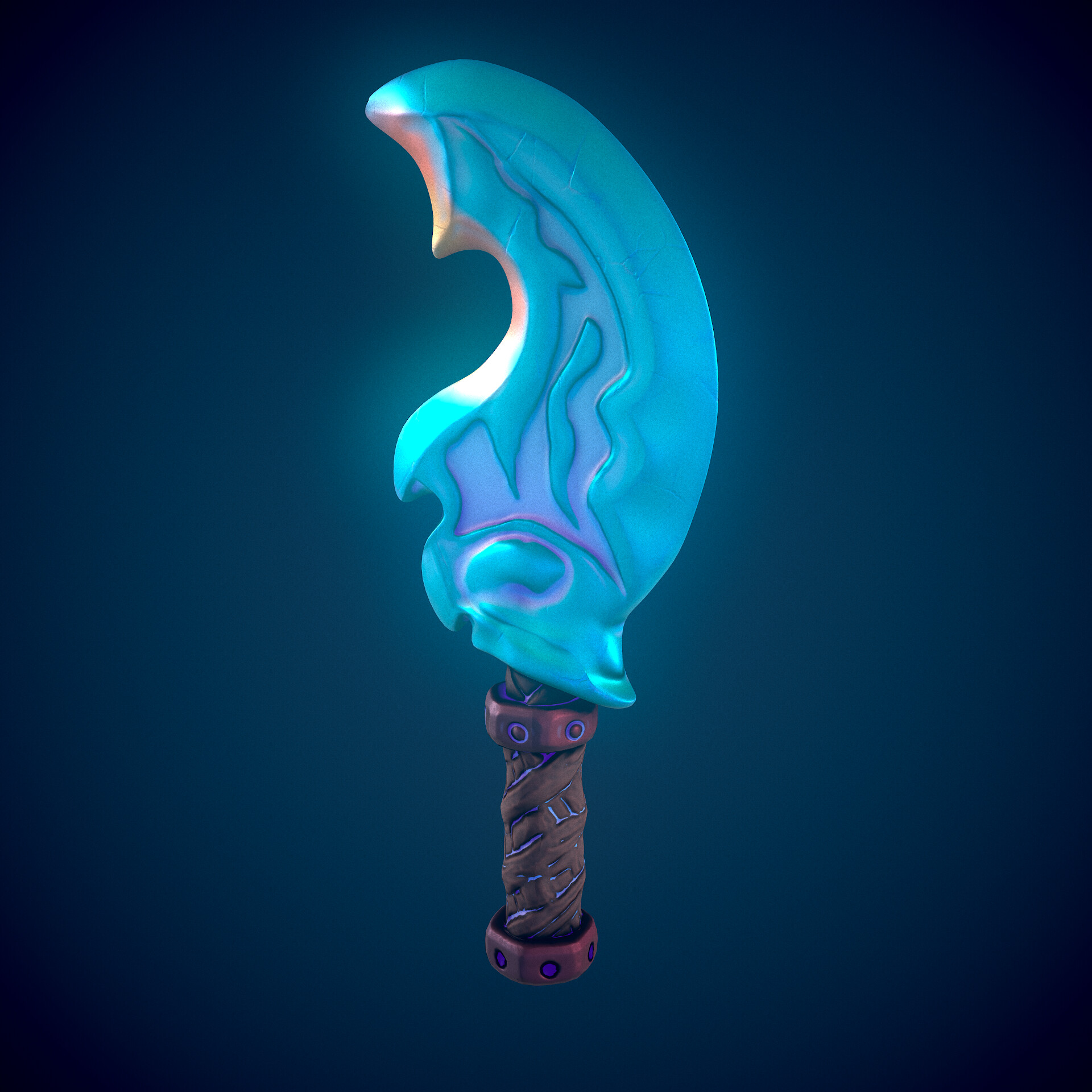 ArtStation - Naga's Crystal Forest sword