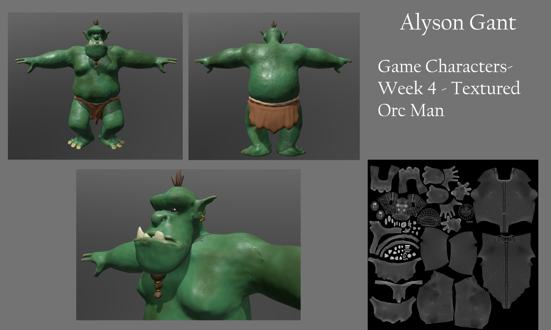 ArtStation - Orc Man - With Running Animation - GC Final