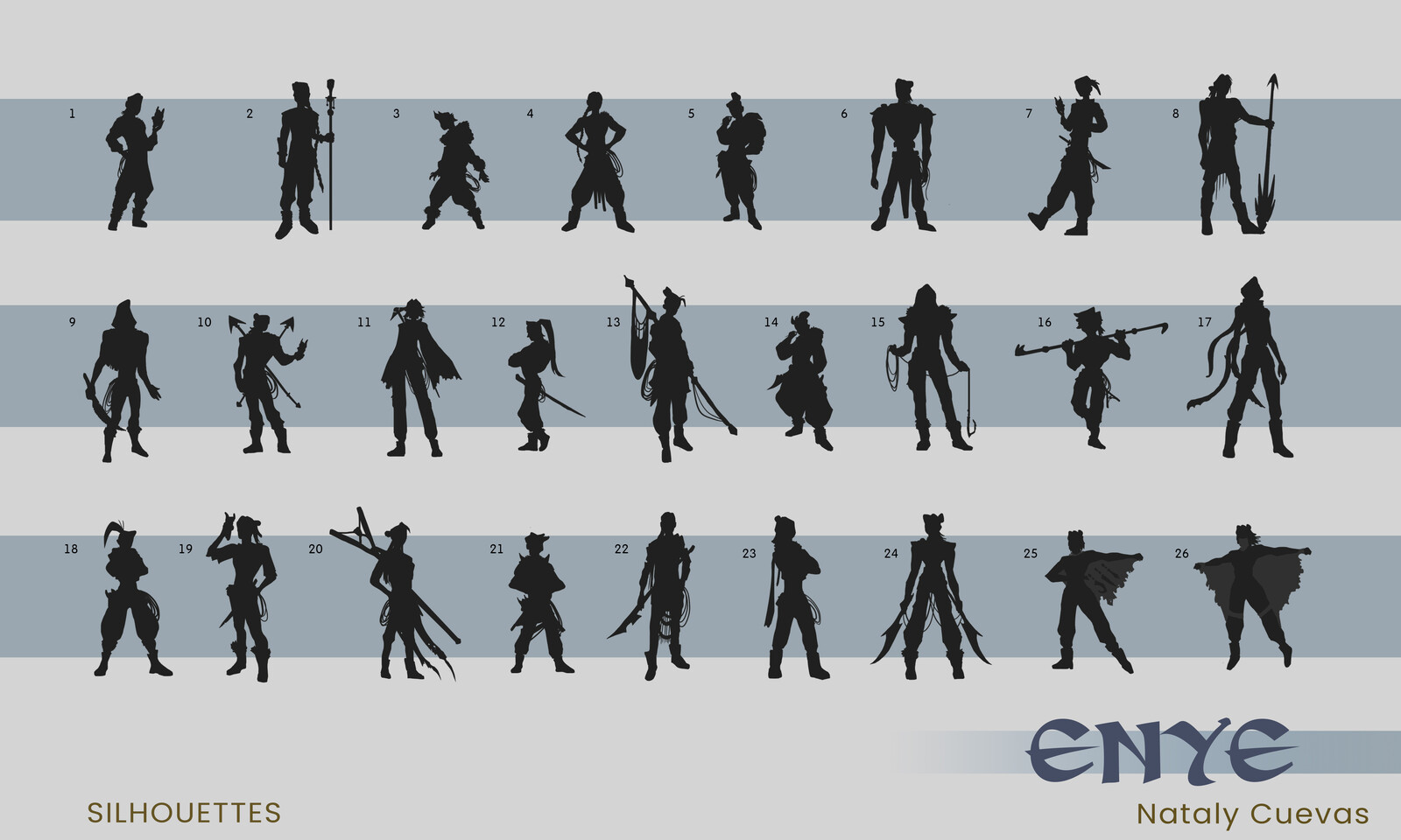 Nataly Cuevas - ENYE Charachter Design