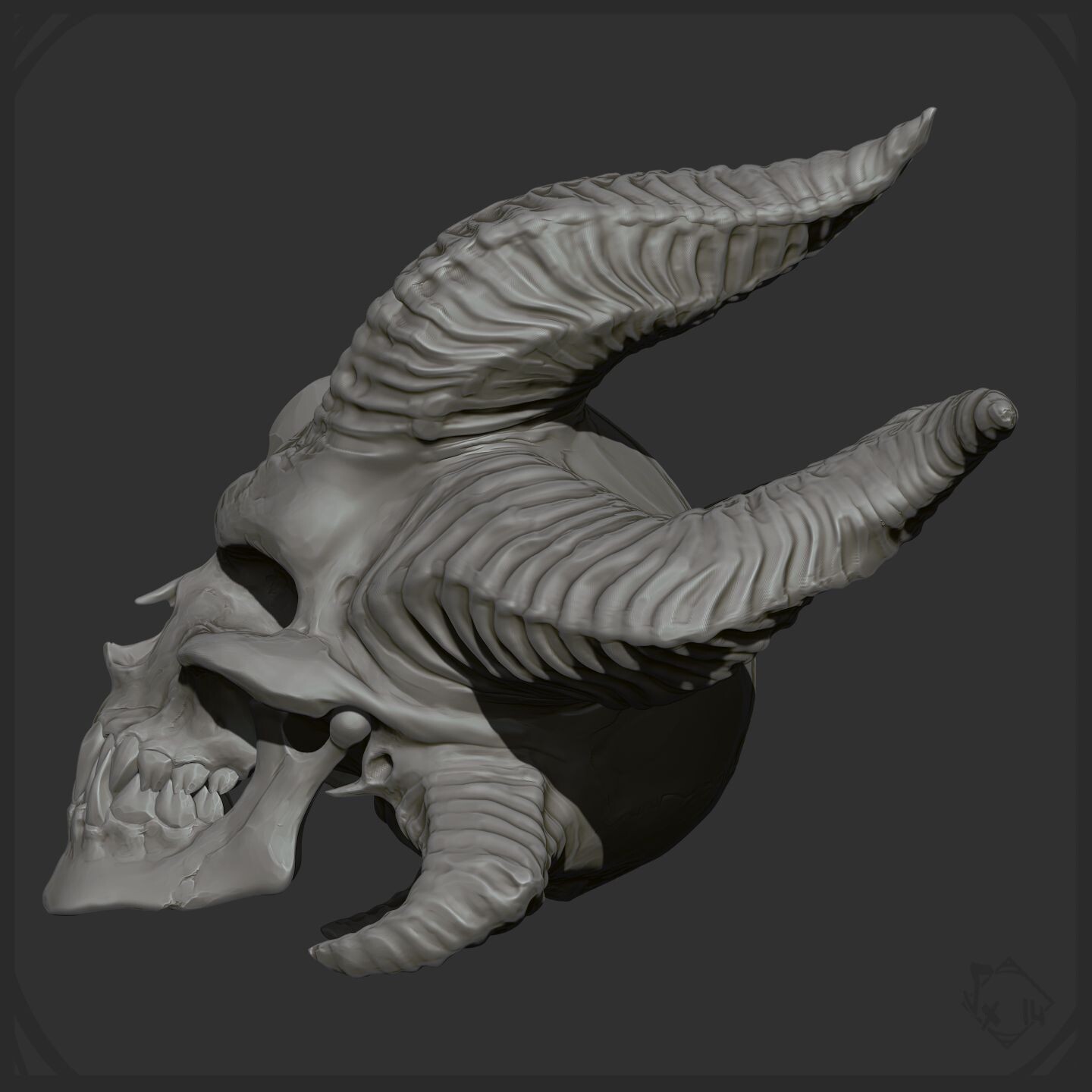 Art of Vexod14 - Demon Skull