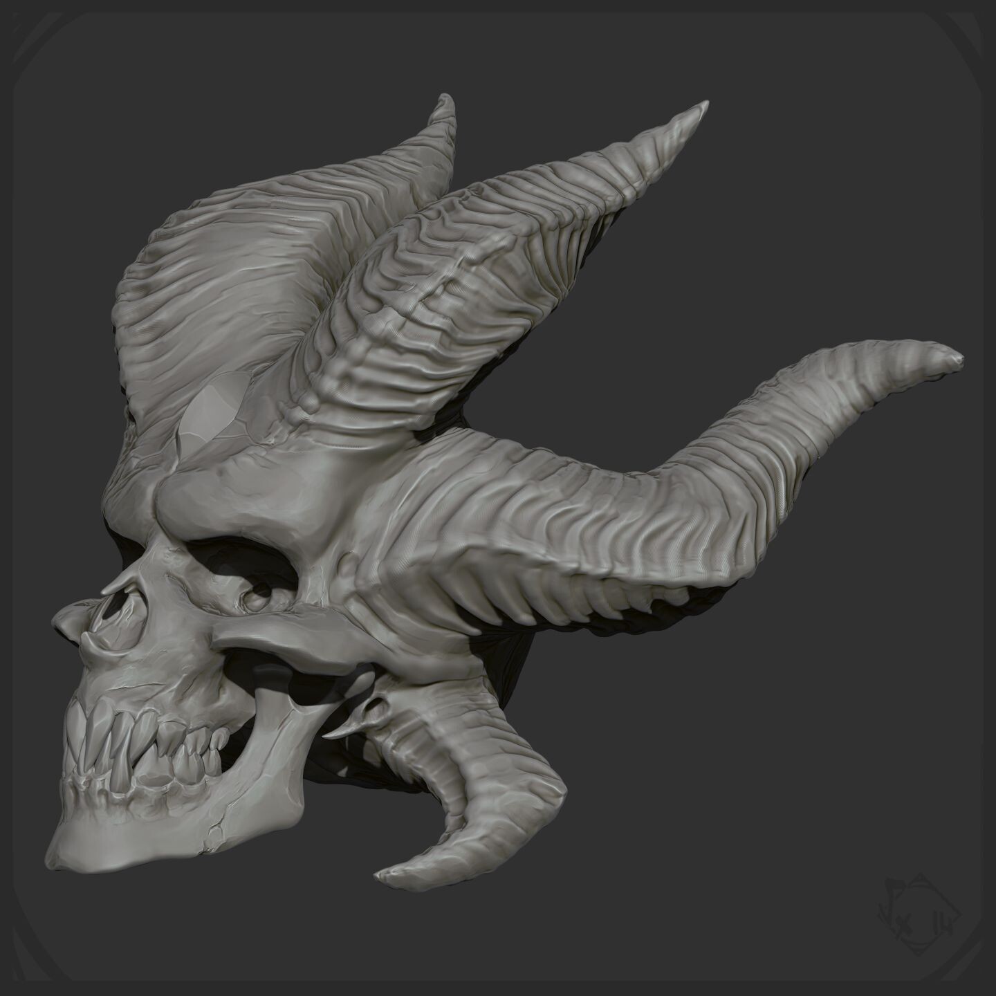 Art of Vexod14 - Demon Skull