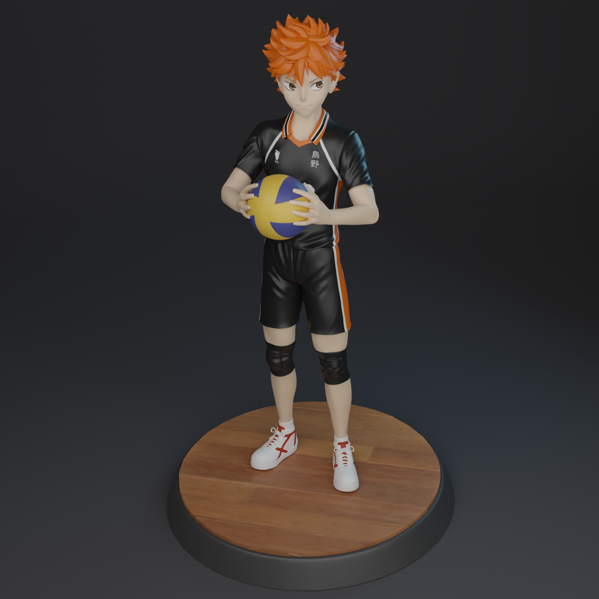 Allaff Pedrosa - Shoyo Hinata - Haikyu fanart