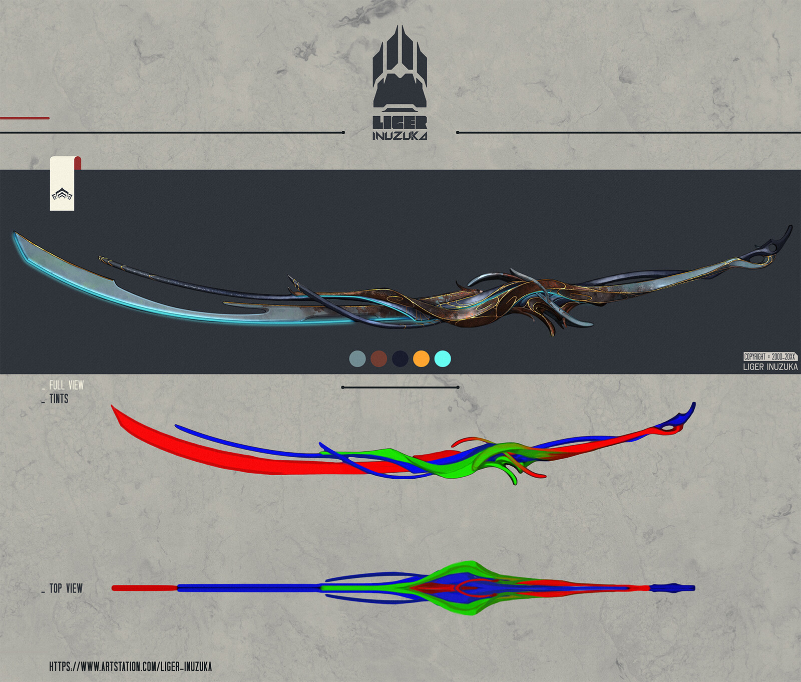 Liger Inuzuka - Warframe: Dax Weapons