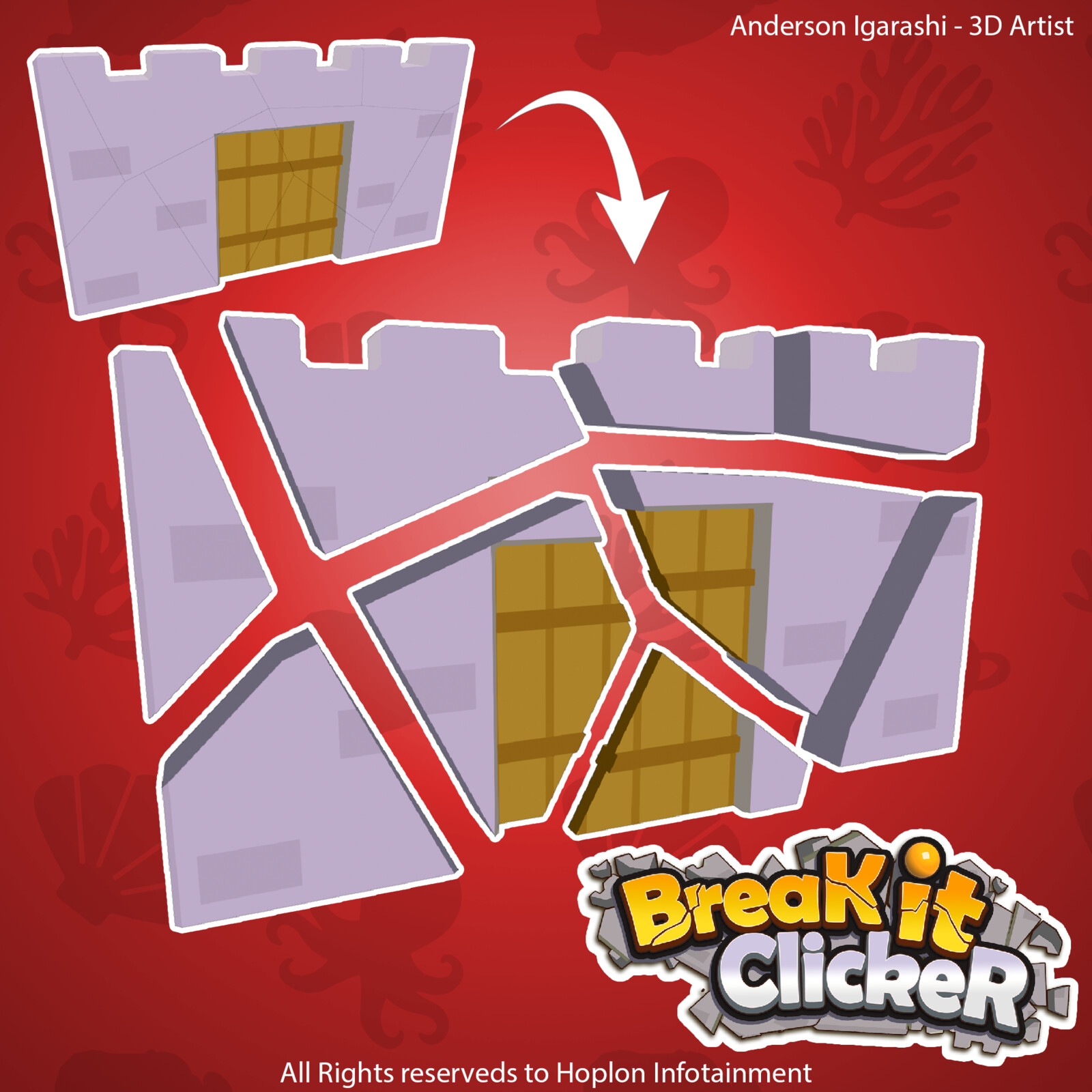 Anderson Igarashi - 3D Mobile breakable walls and Castle - Break it Clicker