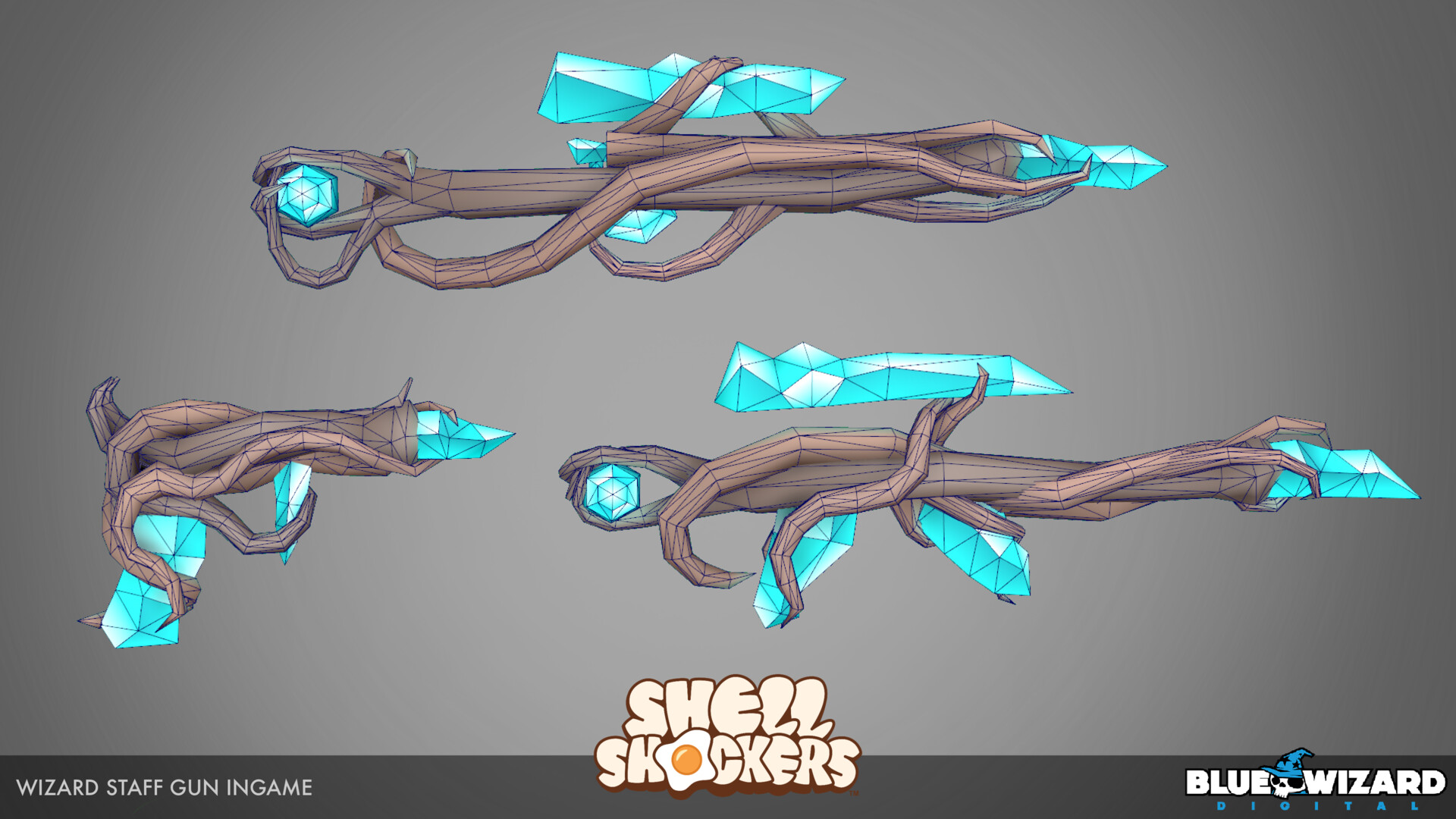Katie F. - Shell Shockers - Wizard Staff Guns 3D
