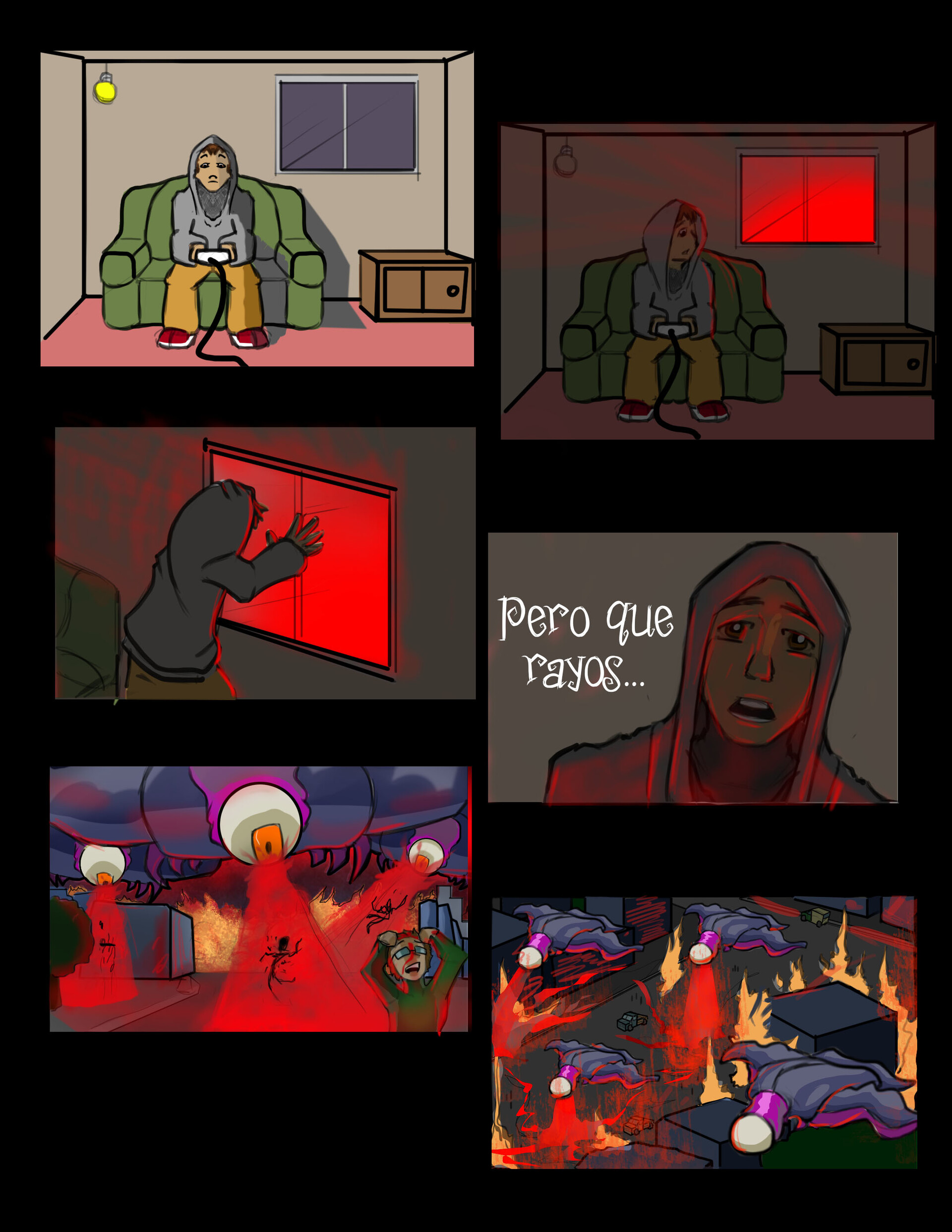 ArtStation - Abduction Intro Scene