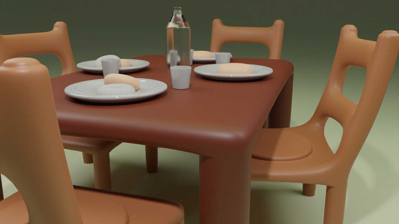 ArtStation - Dinner Table