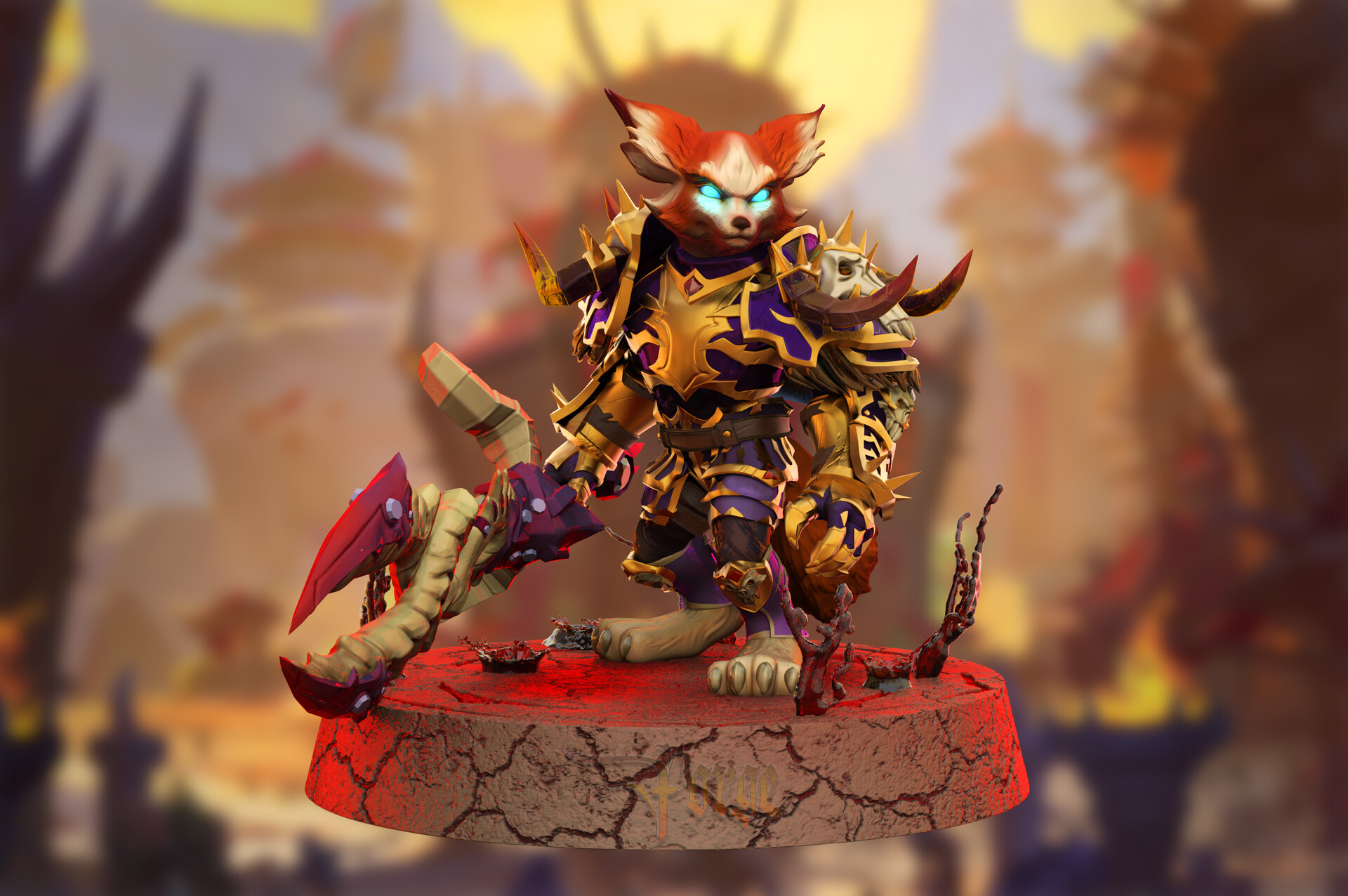 ArtStation - Vulpera fansculpt