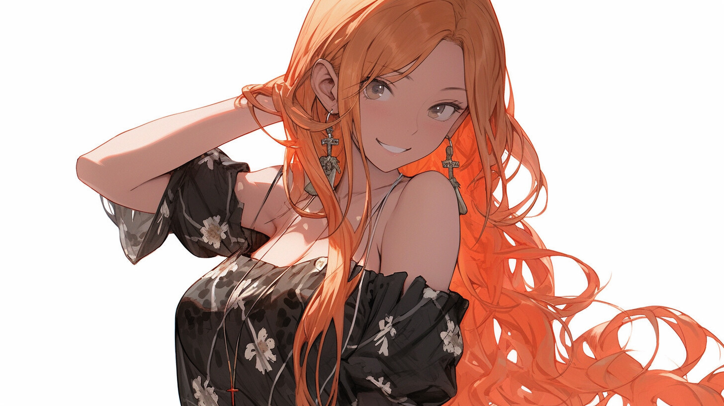 ArtStation - orange girl