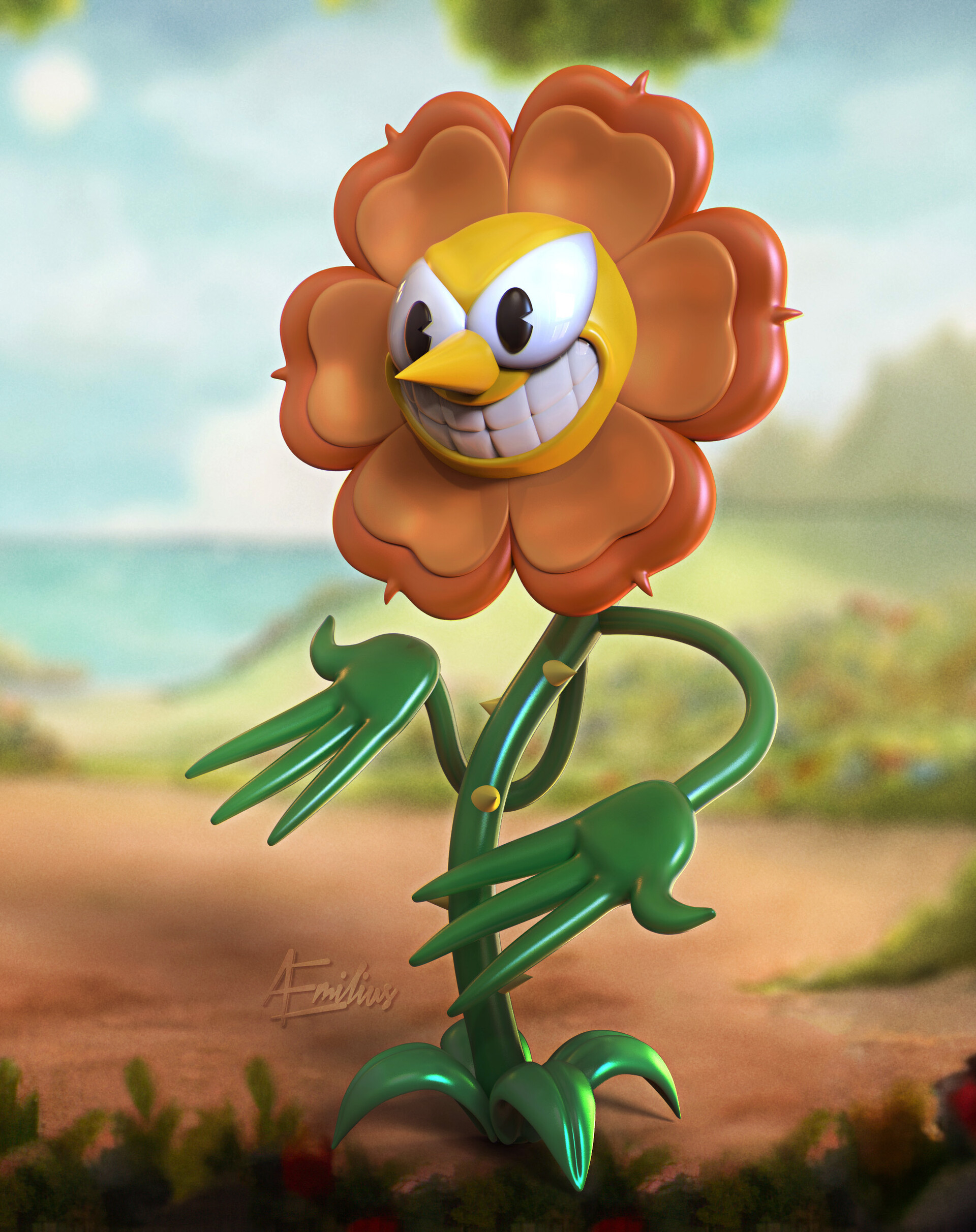 ArtStation - Cagney Carnation