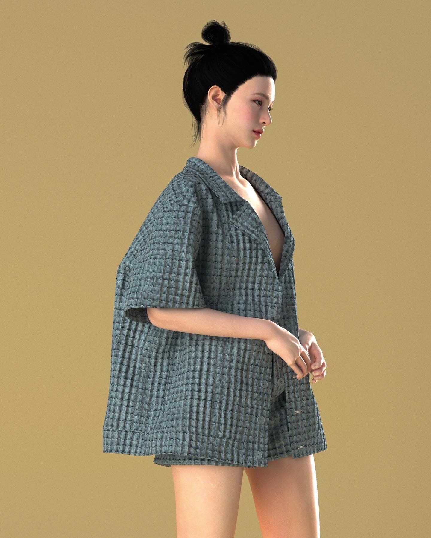 ArtStation - Suit: shirt and shorts