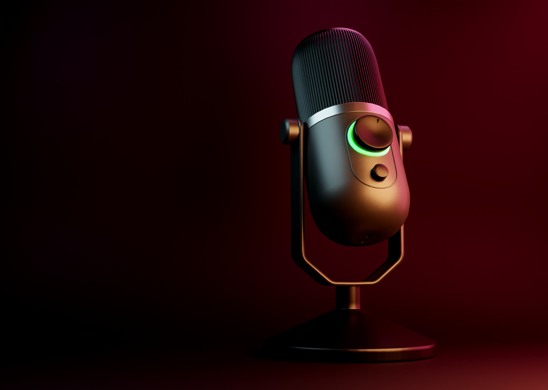 ArtStation - Low-poly microphone