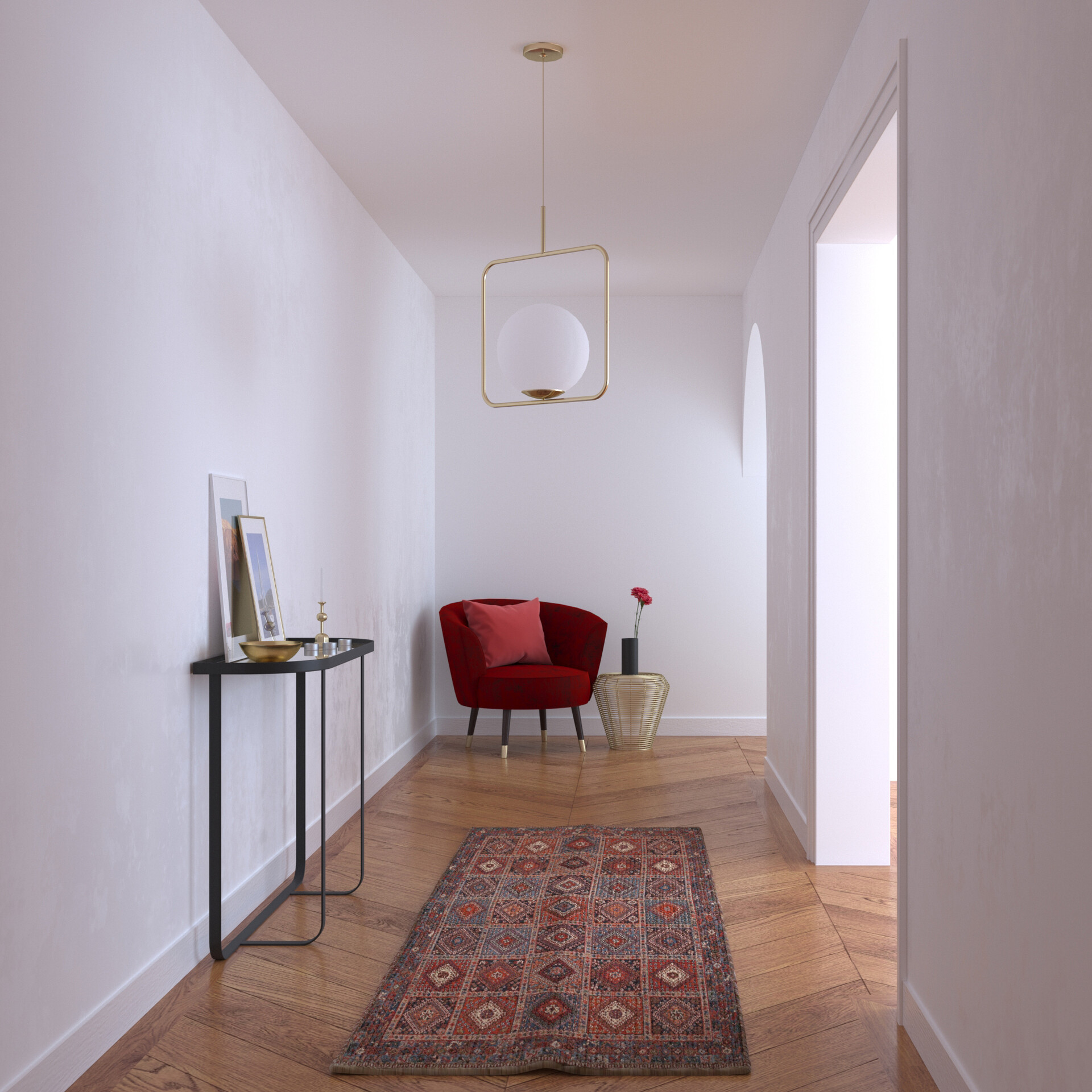 ArtStation - Insta inspired corridor