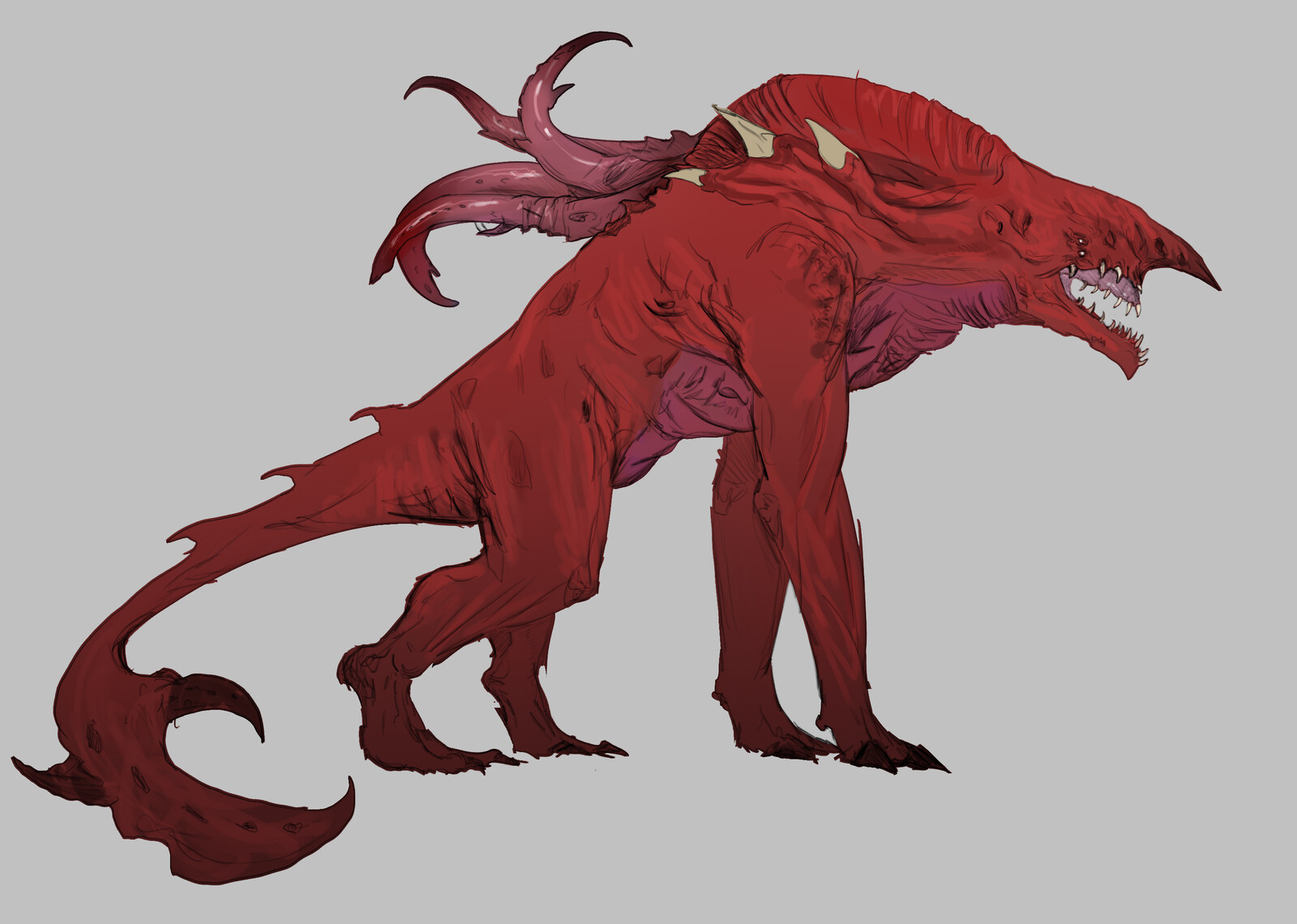 Farah Kolja - Bloodbeast of Khorne wip