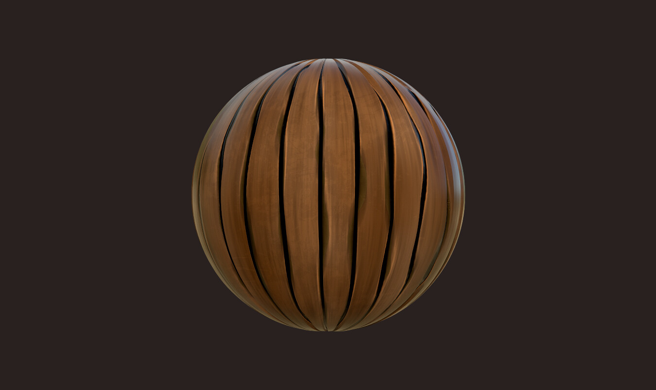 ArtStation - Stylized Wood Material - Generic Brown Planks