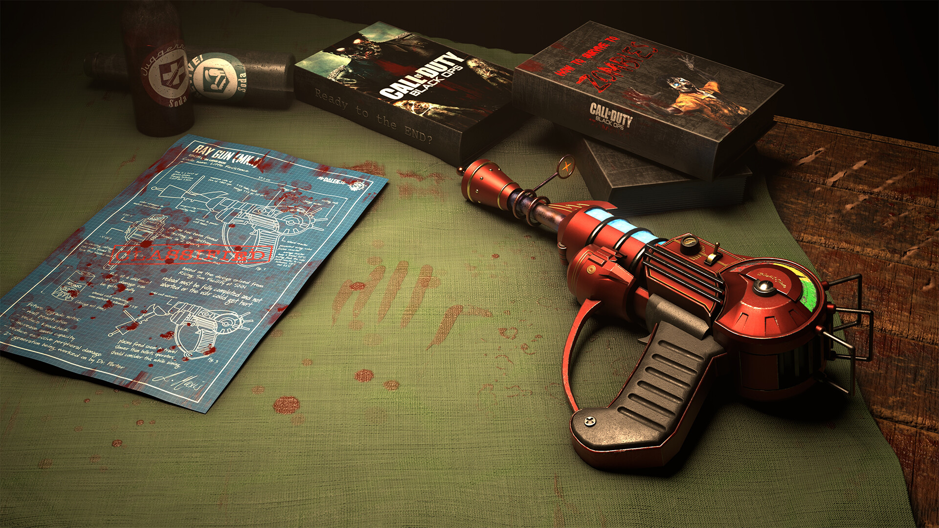 Call Of Duty Black Ops 2 Zombies Ray Gun Upgraded 2 Times