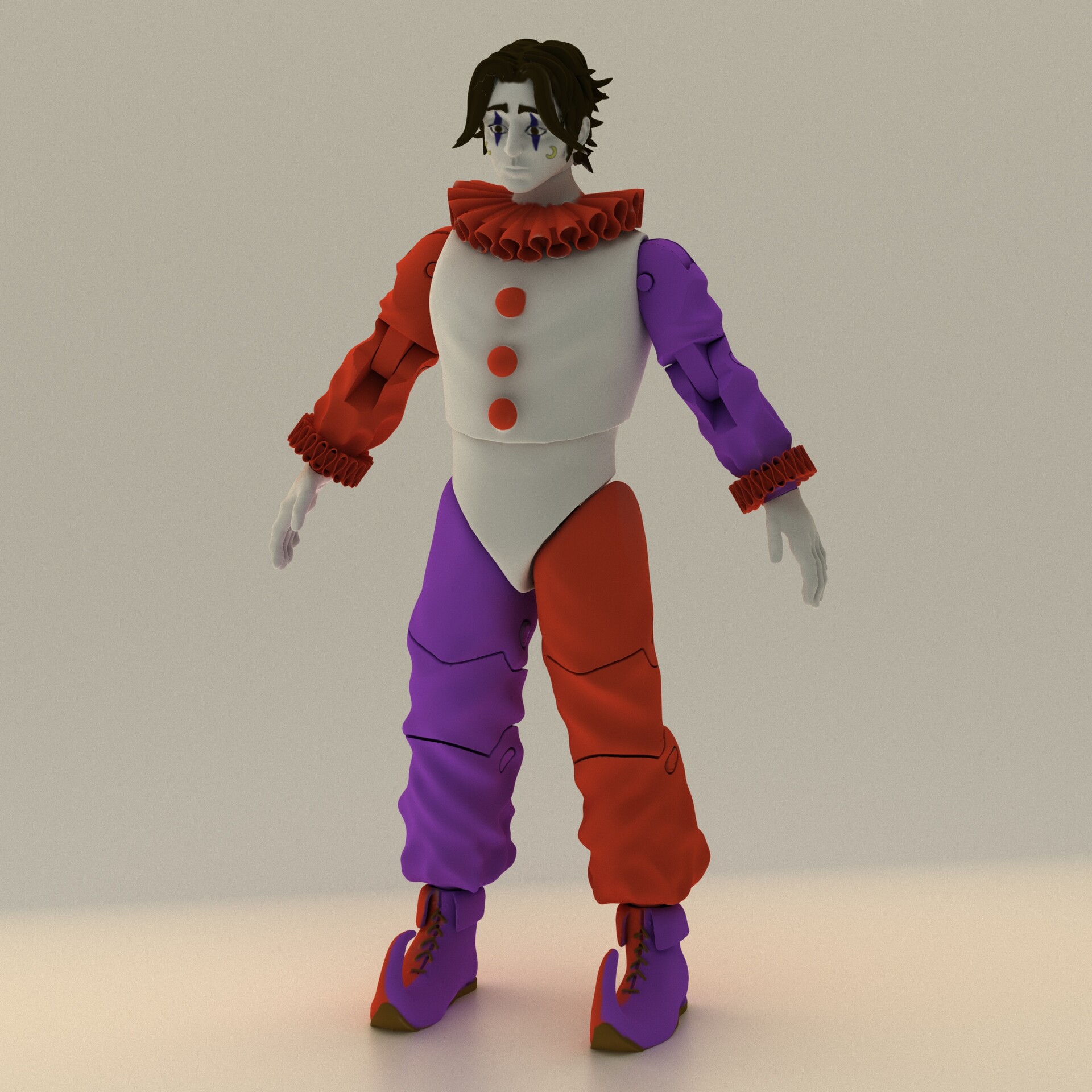 ArtStation - Clown Action Figure Prototype