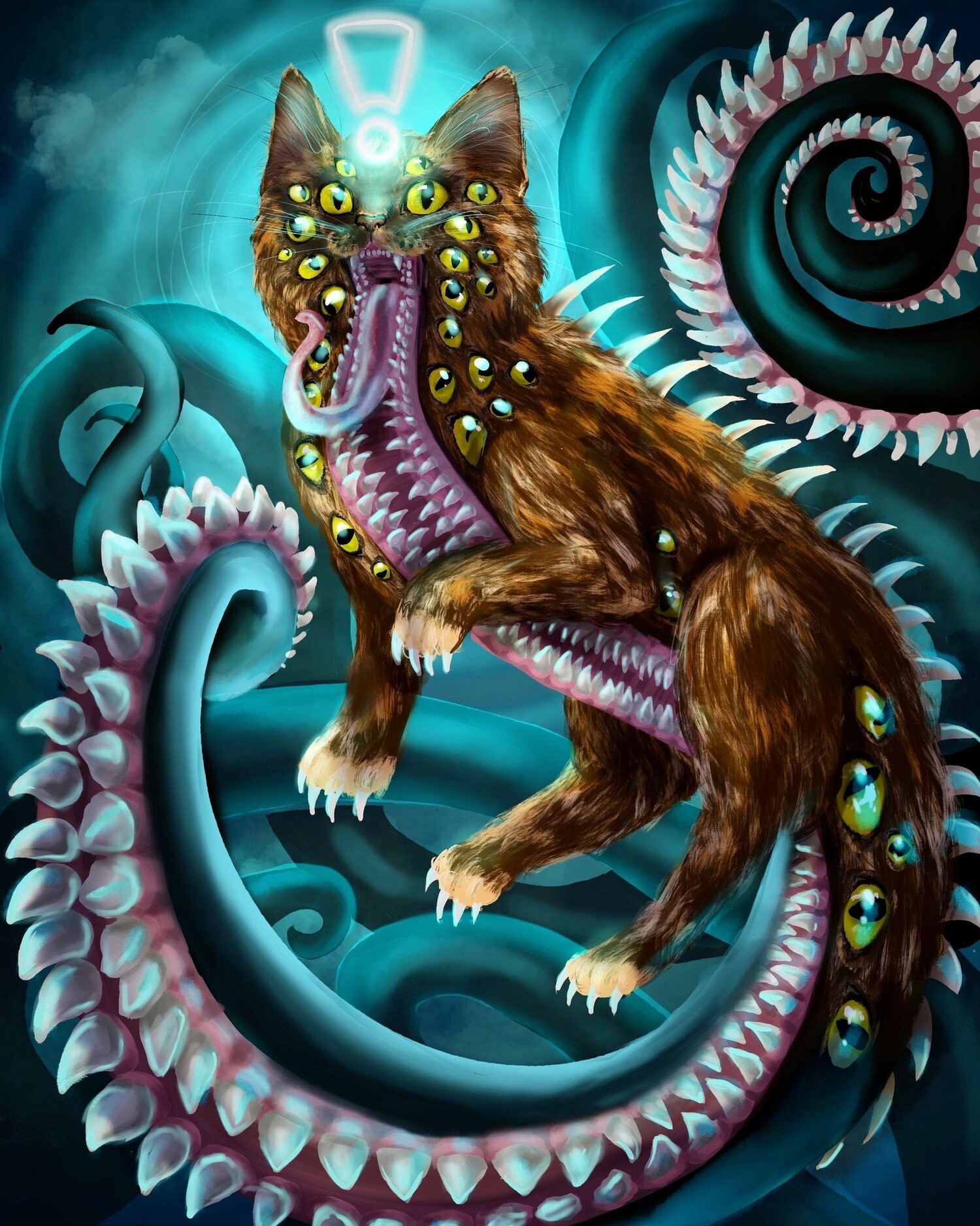 ArtStation - My Cat’s True Form