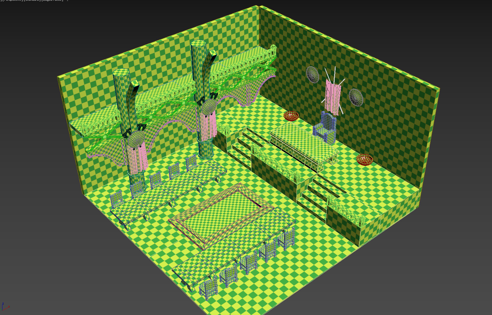 ArtStation - Room Medieval Isometric