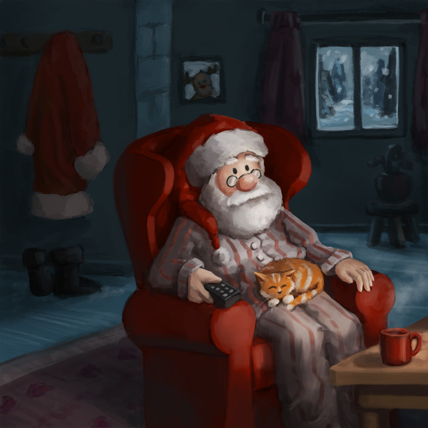 ArtStation - Cozy Santa