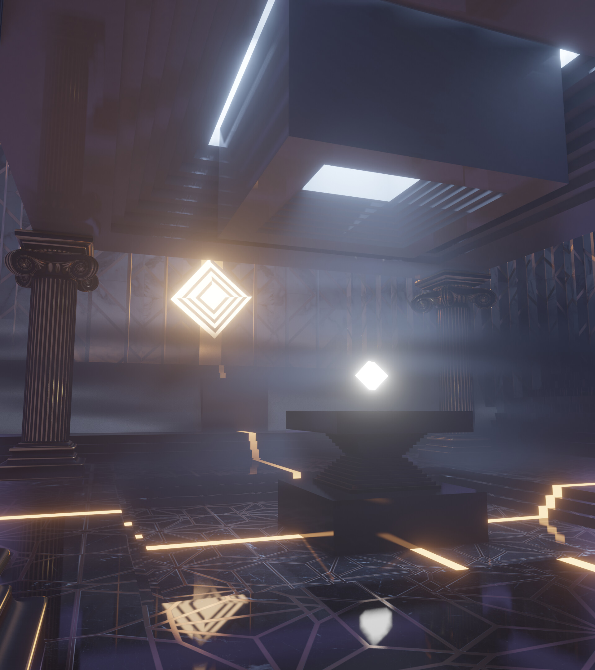 ArtStation - 科幻祭坛 Science fiction altar