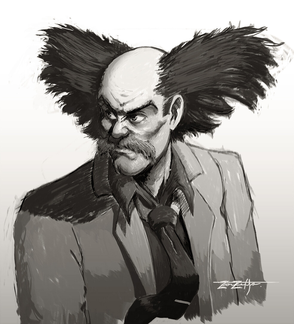 ArtStation - Dr. Wily - Megaman