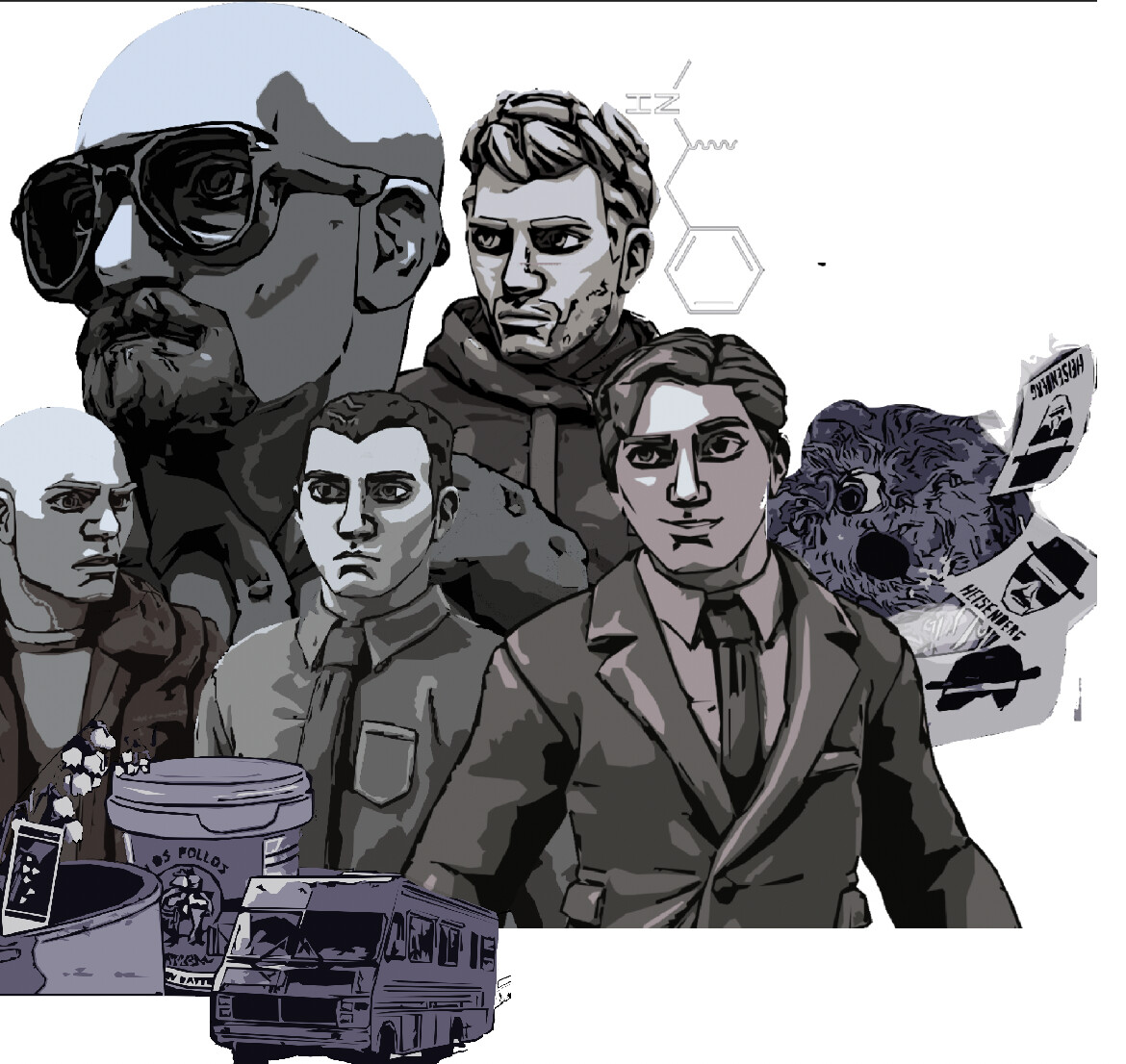 Pranav Vunnam - Breaking Bad poster art