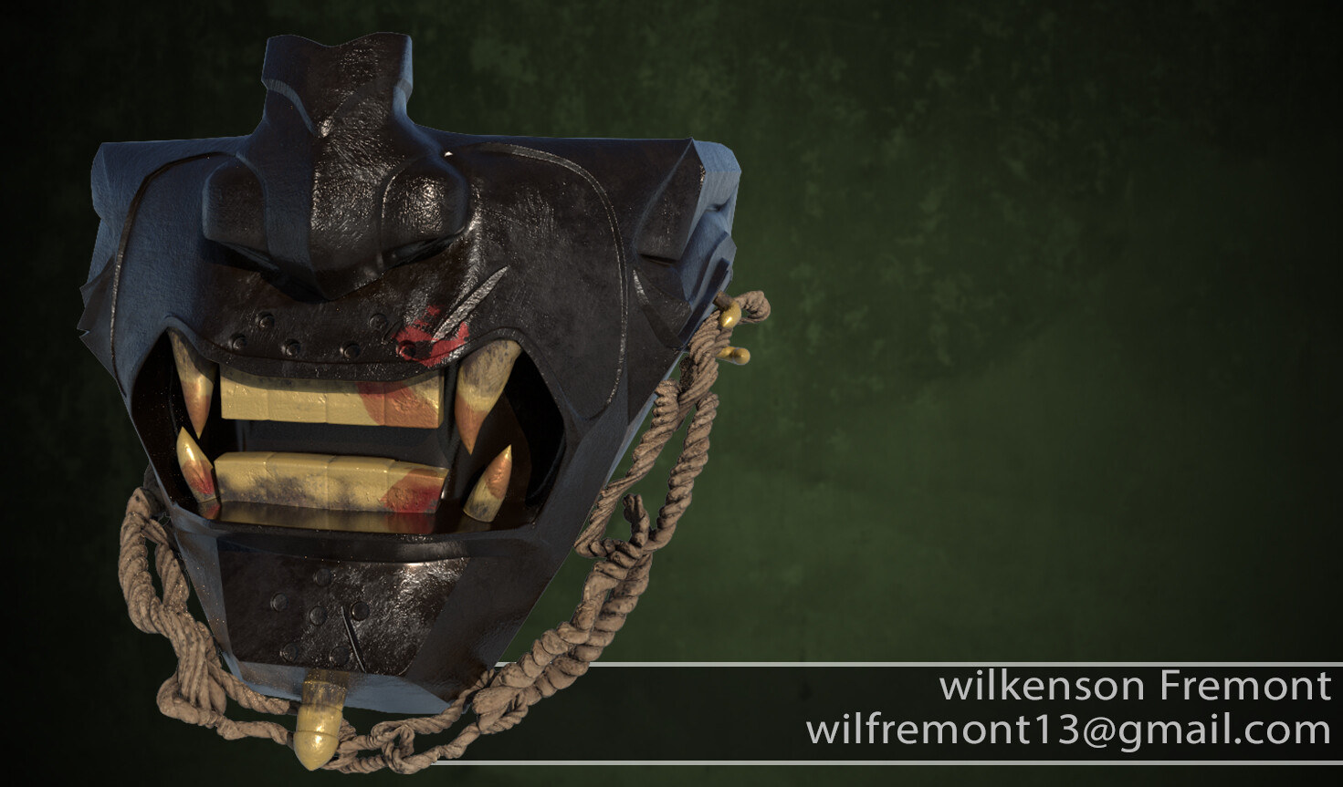 ArtStation - Oni Mask