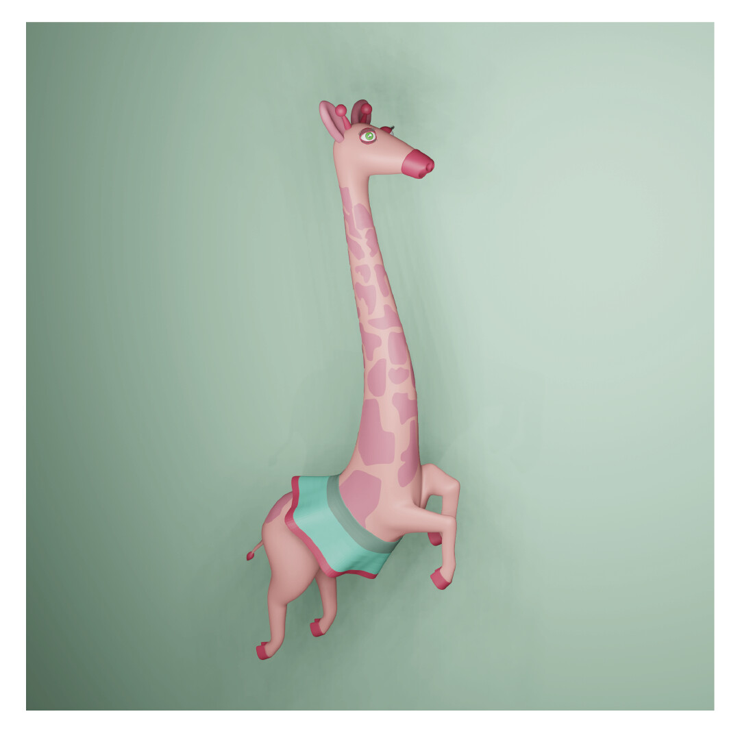 ArtStation - Giraffe Ballerina