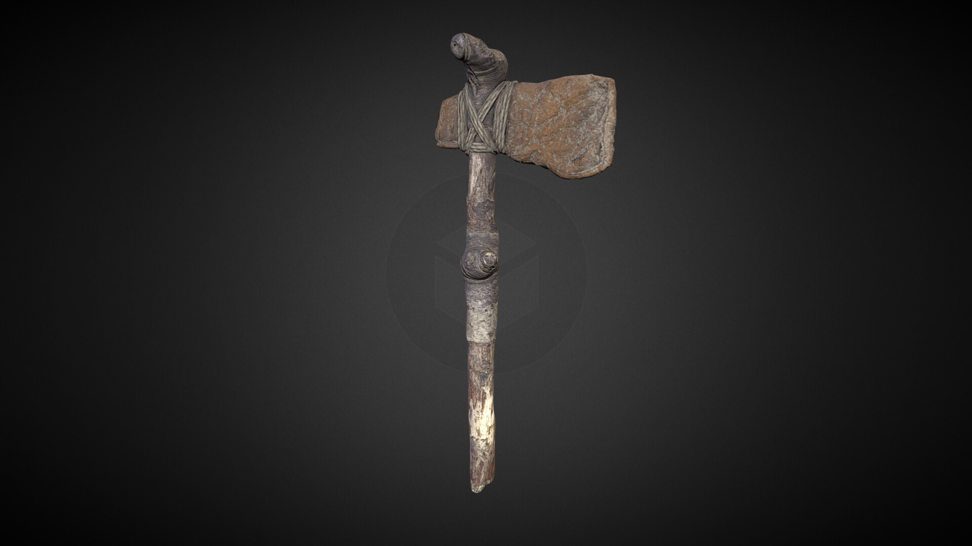 ArtStation - Crafted stone hatchet