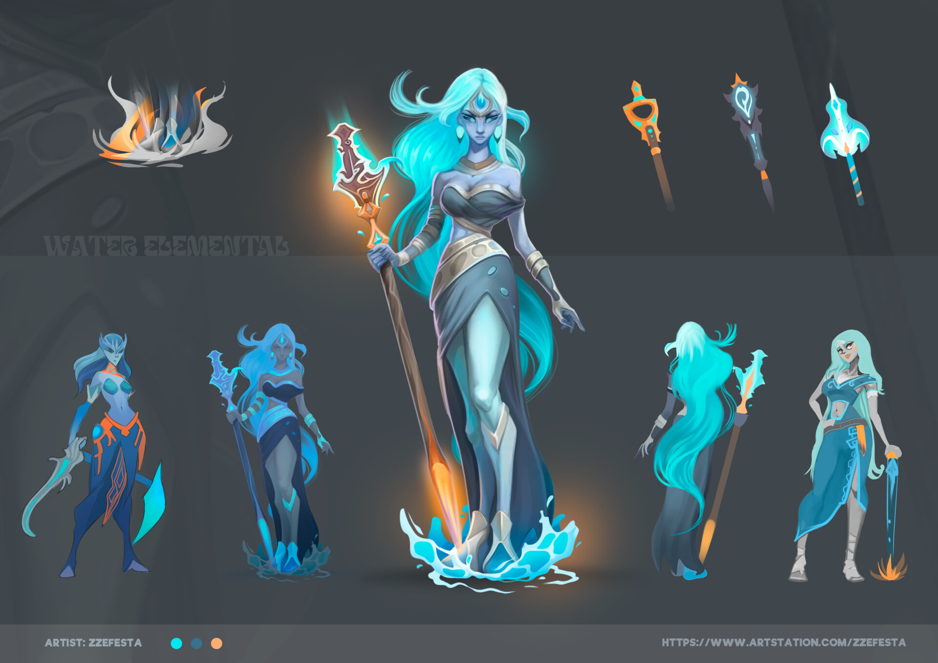 ArtStation - Water elemental