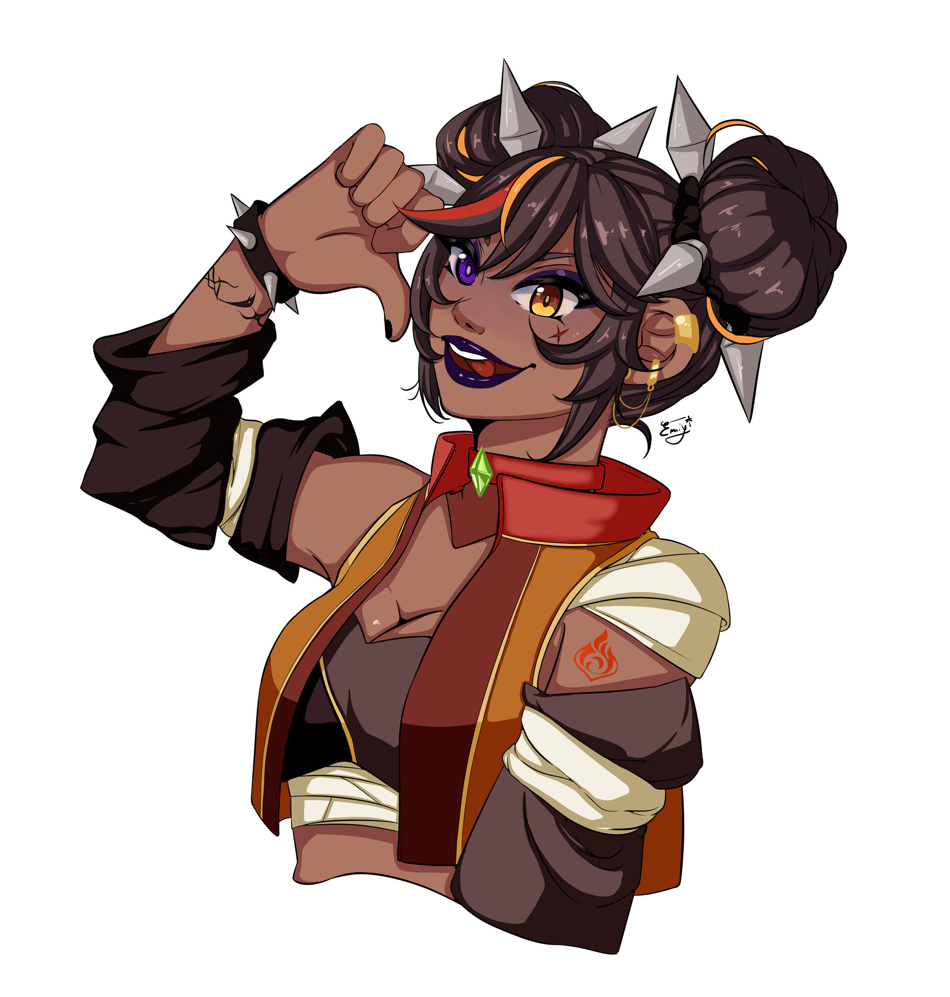 ArtStation - [Genshin Impact] - Villain Xinyan fanart