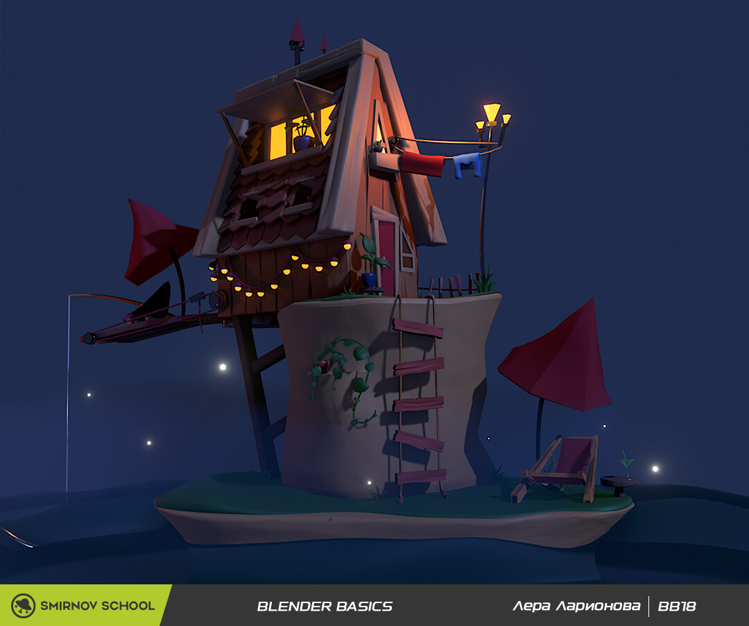 ArtStation - 3D Blender House