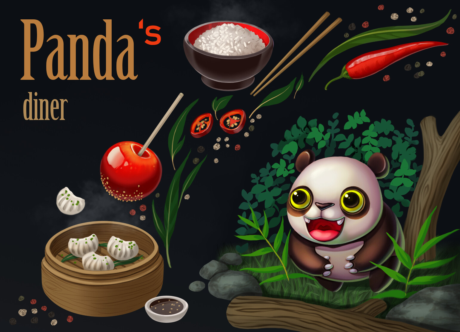 ArtStation - Panda's diner