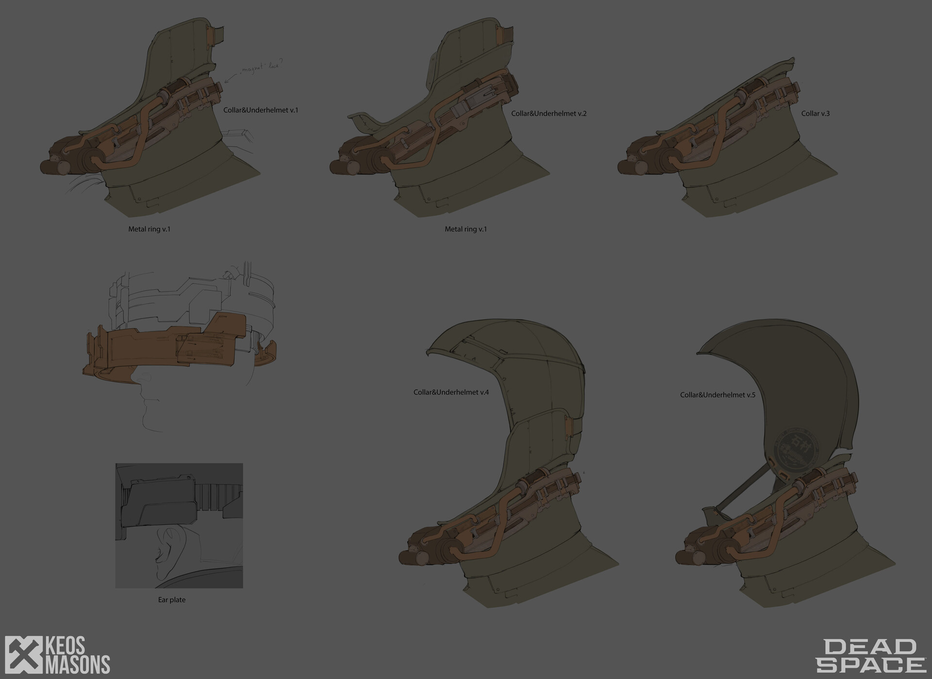 Daria Rashev - Isaac Clarke costume concepts
