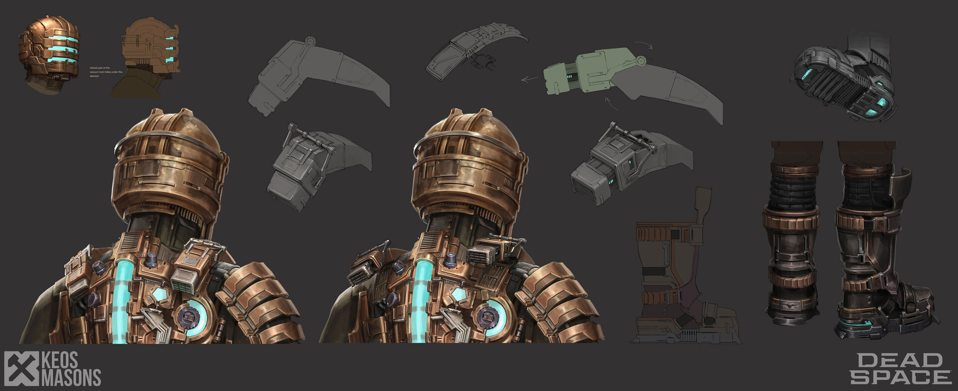 Daria Rashev - Isaac Clarke costume concepts