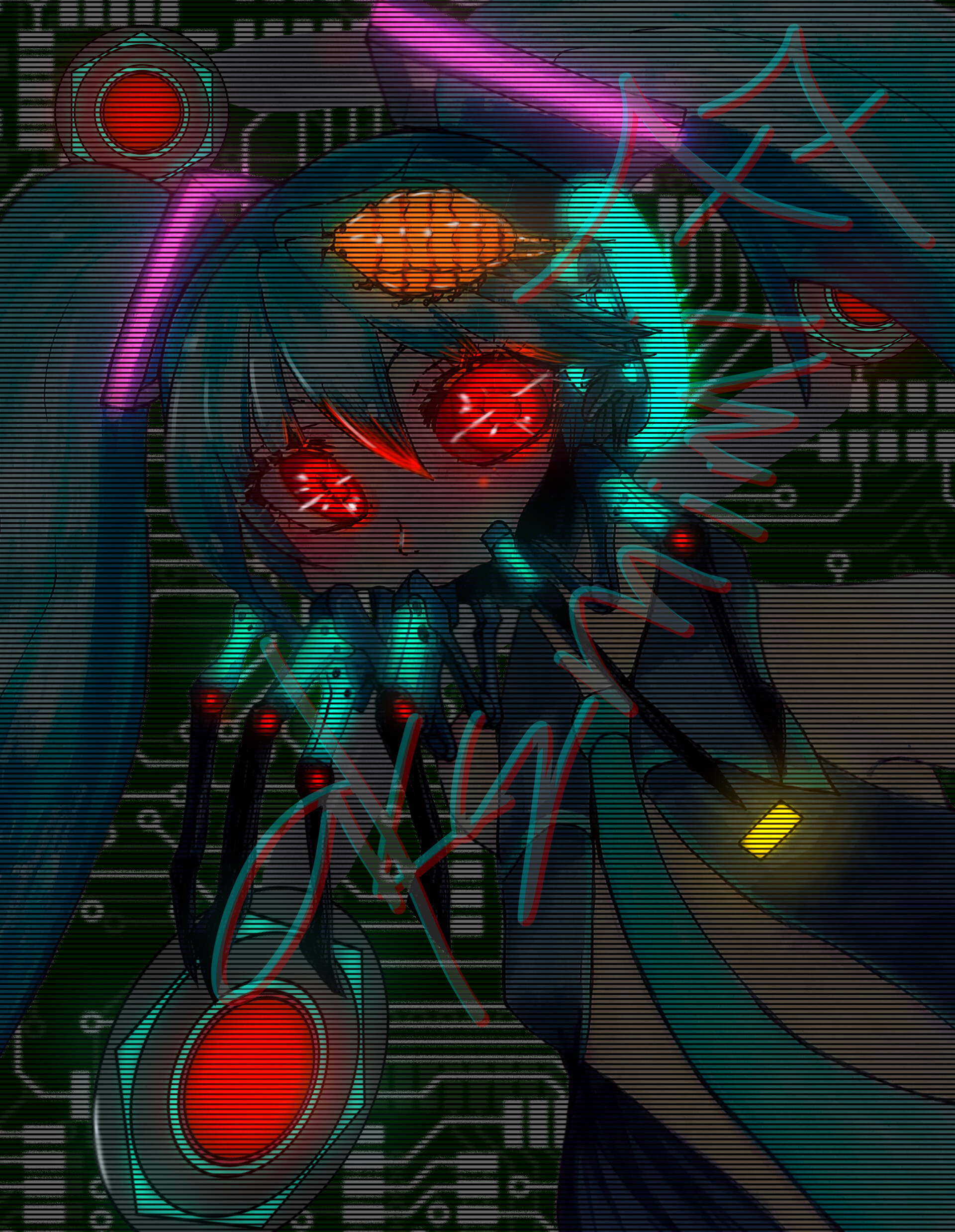 ArtStation - Bacterial Contamination Miku