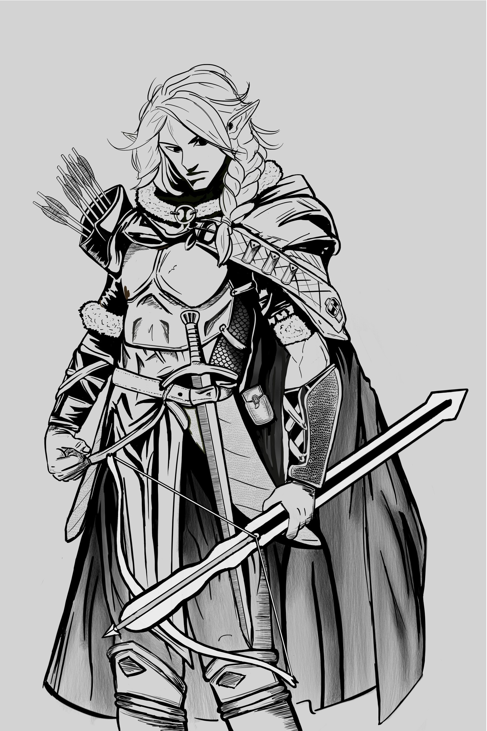 Nubrix - Half-Elf Ranger Commission