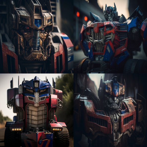ArtStation - OPTIMUS PRIME BY MIDJOURNEY